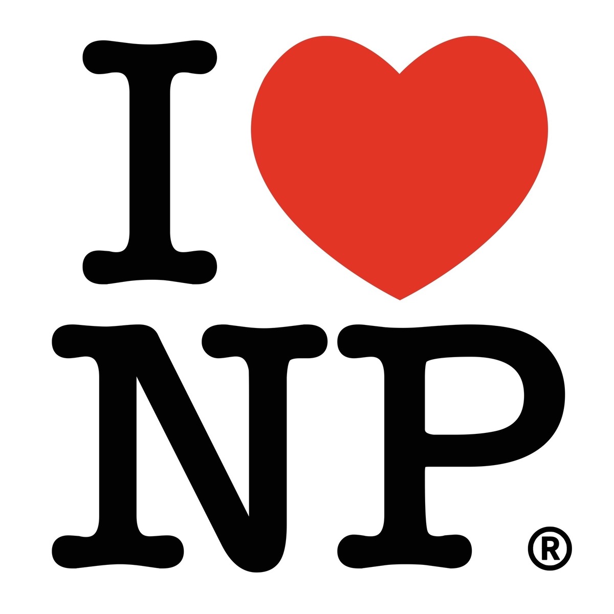 I LOVE NP sticker | roulette