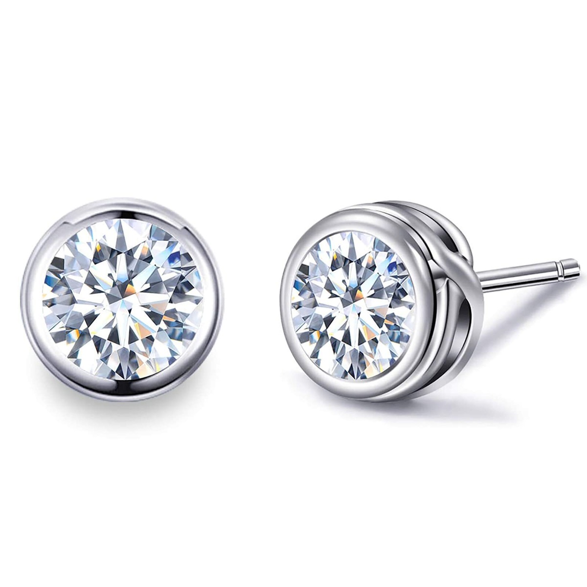 YT.JYUERI ピアス レディース メンズ 最高級ジルコニア「X」 金属アレルギー対応 シルバー925 ピアス 18金 アクセサリー ...