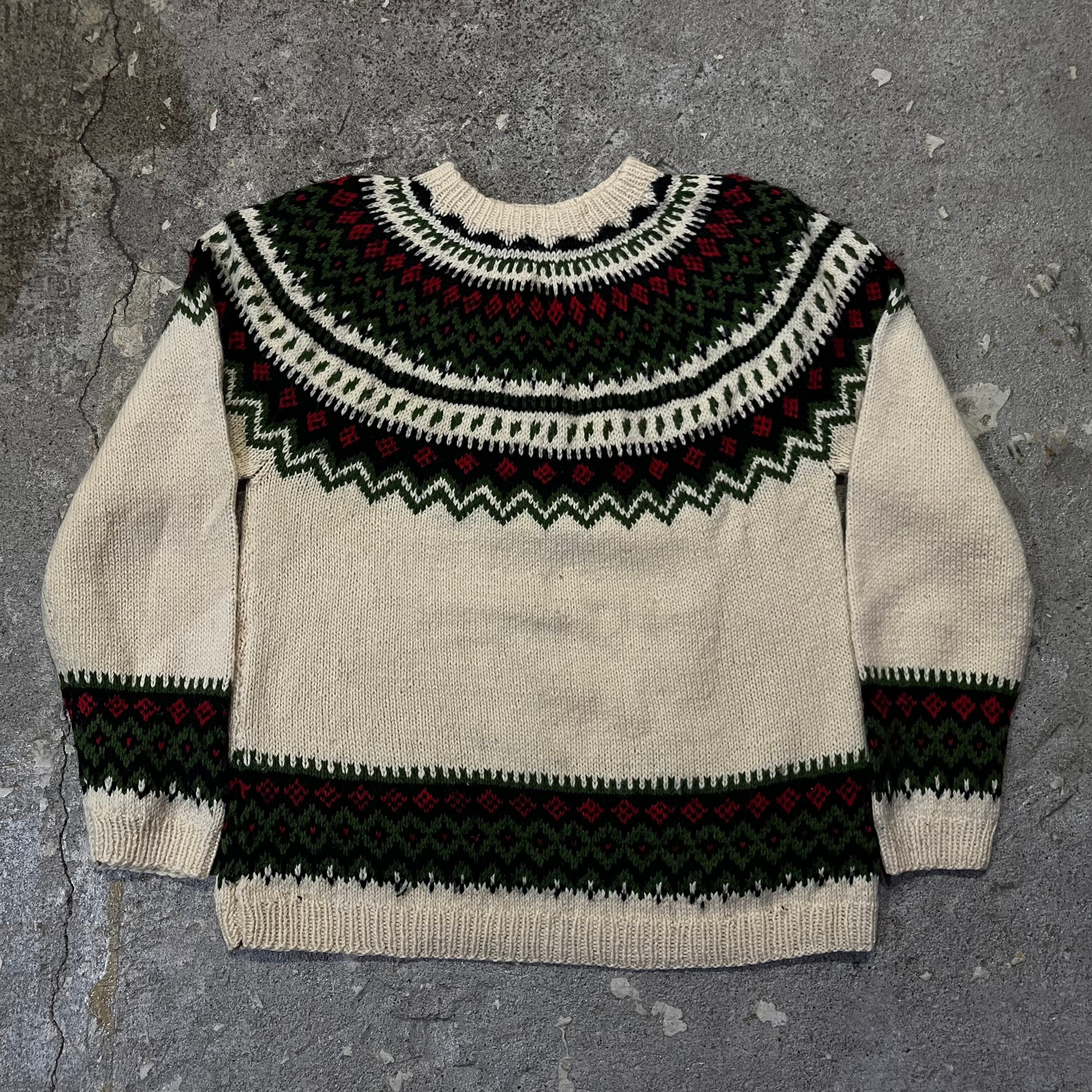80s MODETTE Nordic pattern sweater【仙台店】 | What’z up