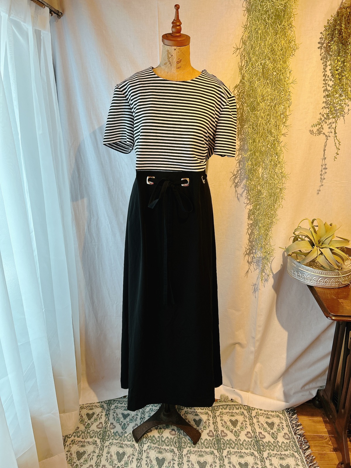 Positive Attitude Border Long Dress | WITH BILLY（ウィズビリー）大人だからこそ似合う古着
