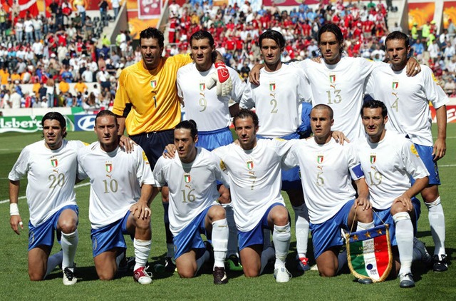 イタリア代表 2004 Puma アウェイ半袖 ユニフォーム（インポートL） | Qoly × LFB Vintage