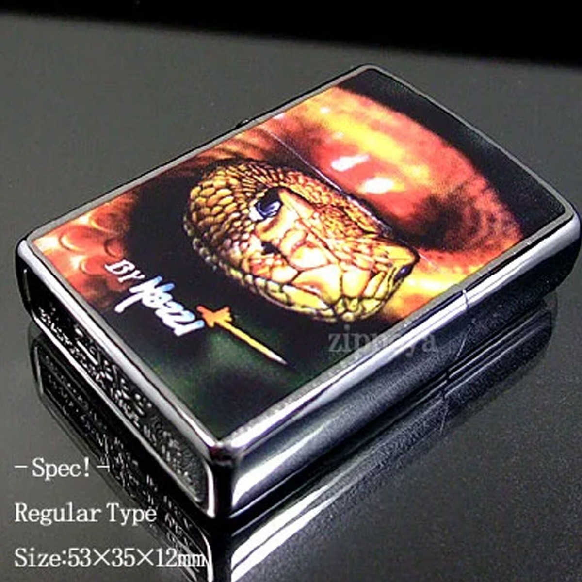【ZIPPO】ジッポー -Snake 蛇 Claudio Mazzi 24446 | ジッポヤ