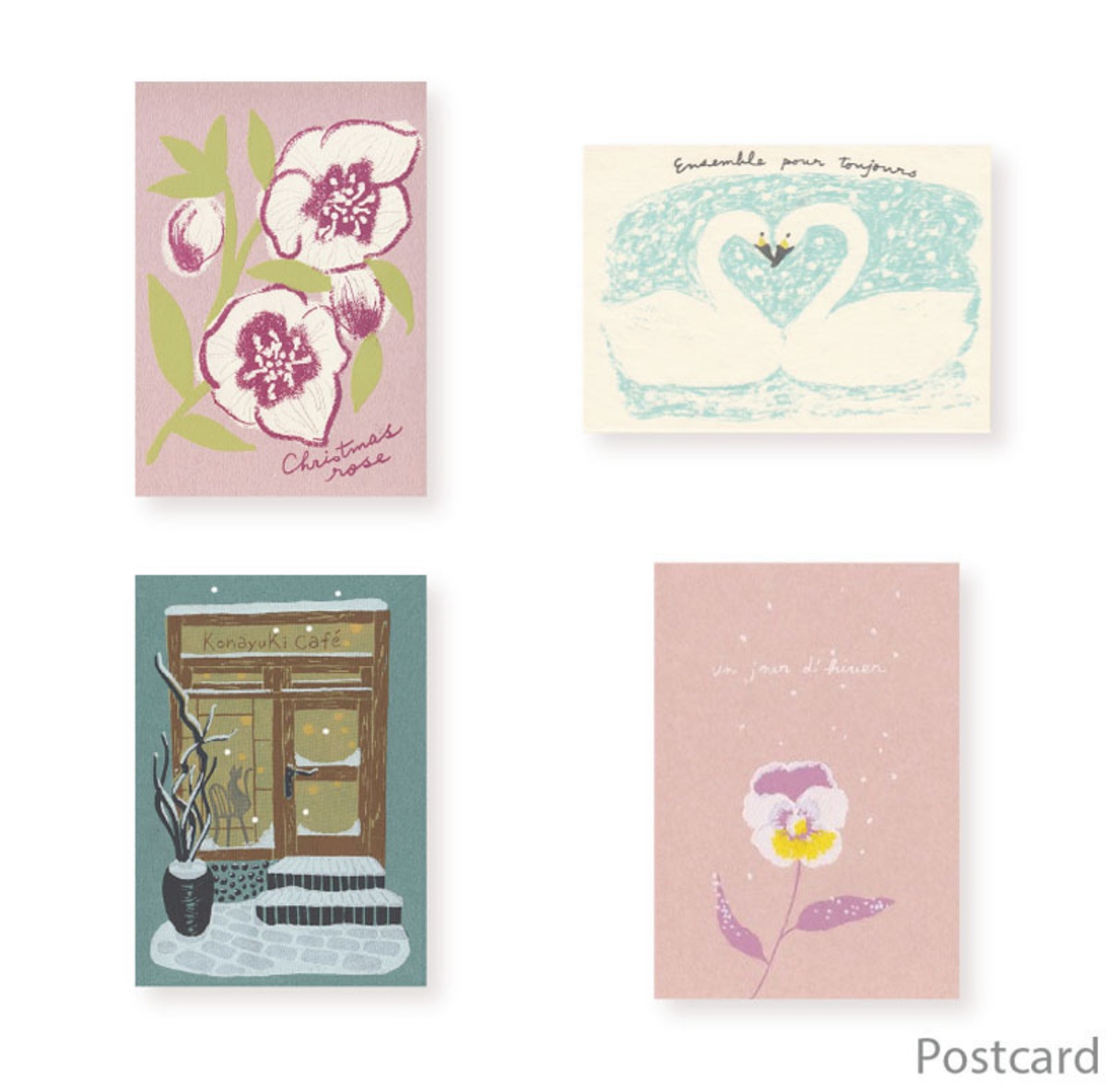 Gentle Winter Set ＊postcard SET（2 sets only） | Elle dimanche
