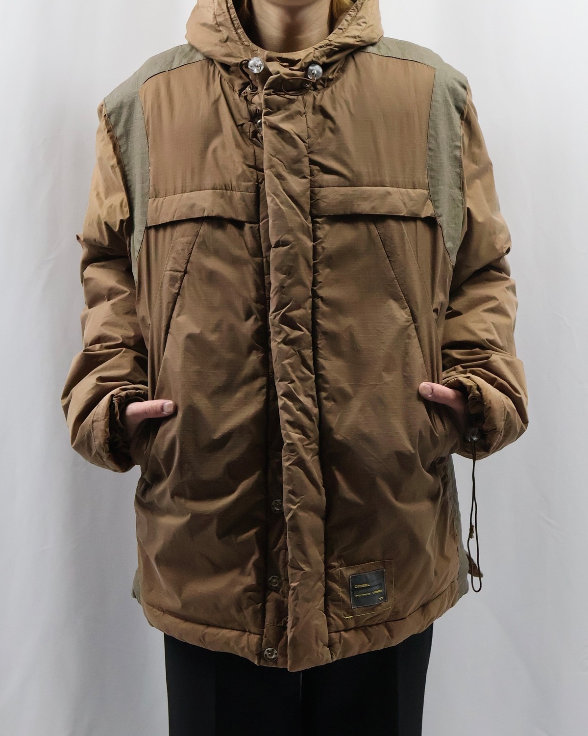 【DIESEL】hooded puff jacket | blendmarket