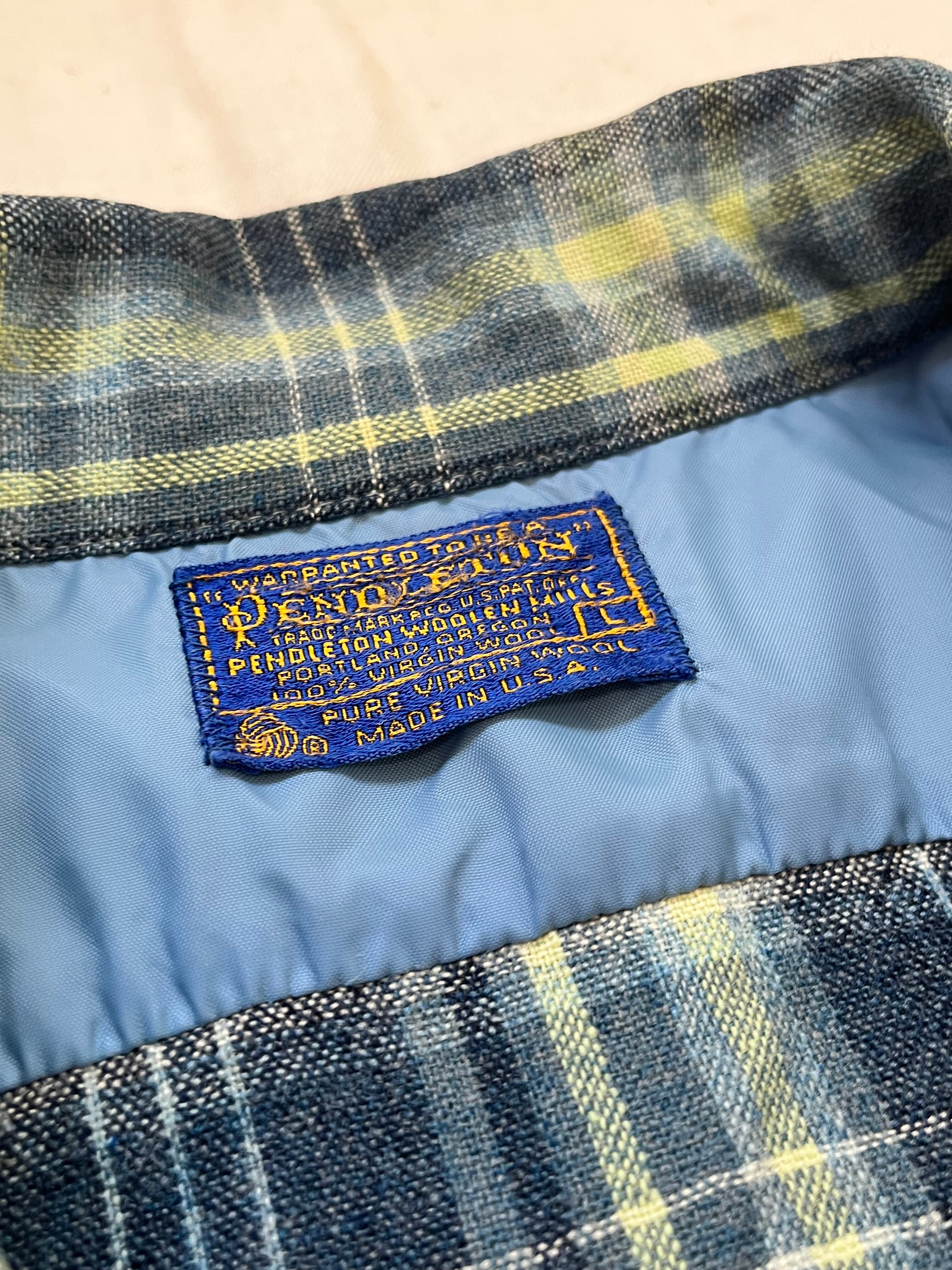 1970s〜Pendleton Plaid Board Shirt 1970年代〜 ペンドルトン プラッドボードシャツ ウールシャツ | ROOMNUMBER10