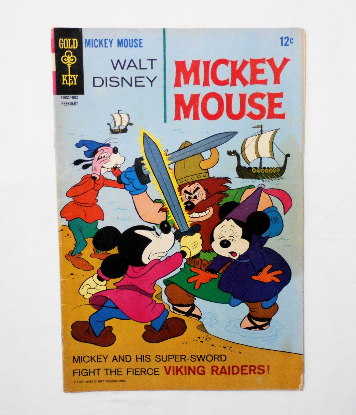 【ミッキーマウス WALT DISNEY MICKEY MOUSE"VIKING RAIDERS!"】 #116 GOLD KEY ＜1968 ...