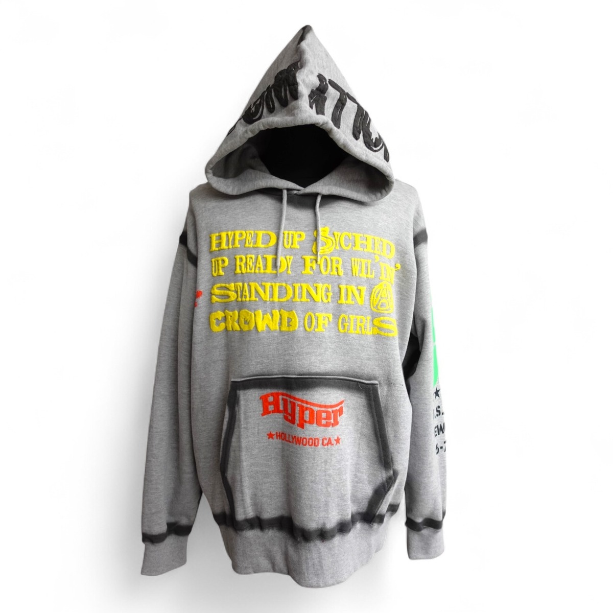 HYPER ORIGINAL HOODIE グレー | HYPER B’TIQUE