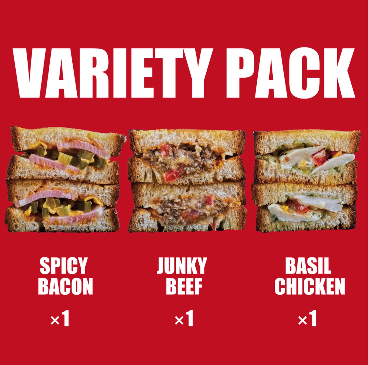 バラエティーパック | KICKS GRILLED SANDWICH STUDIO