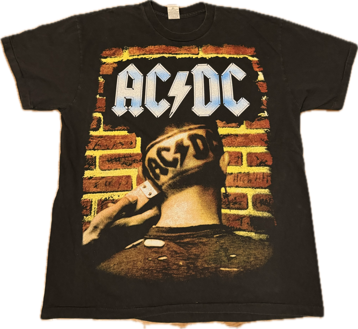ACDC Logo Hair Tee エーシーディーシー AC1 | naughtynorty