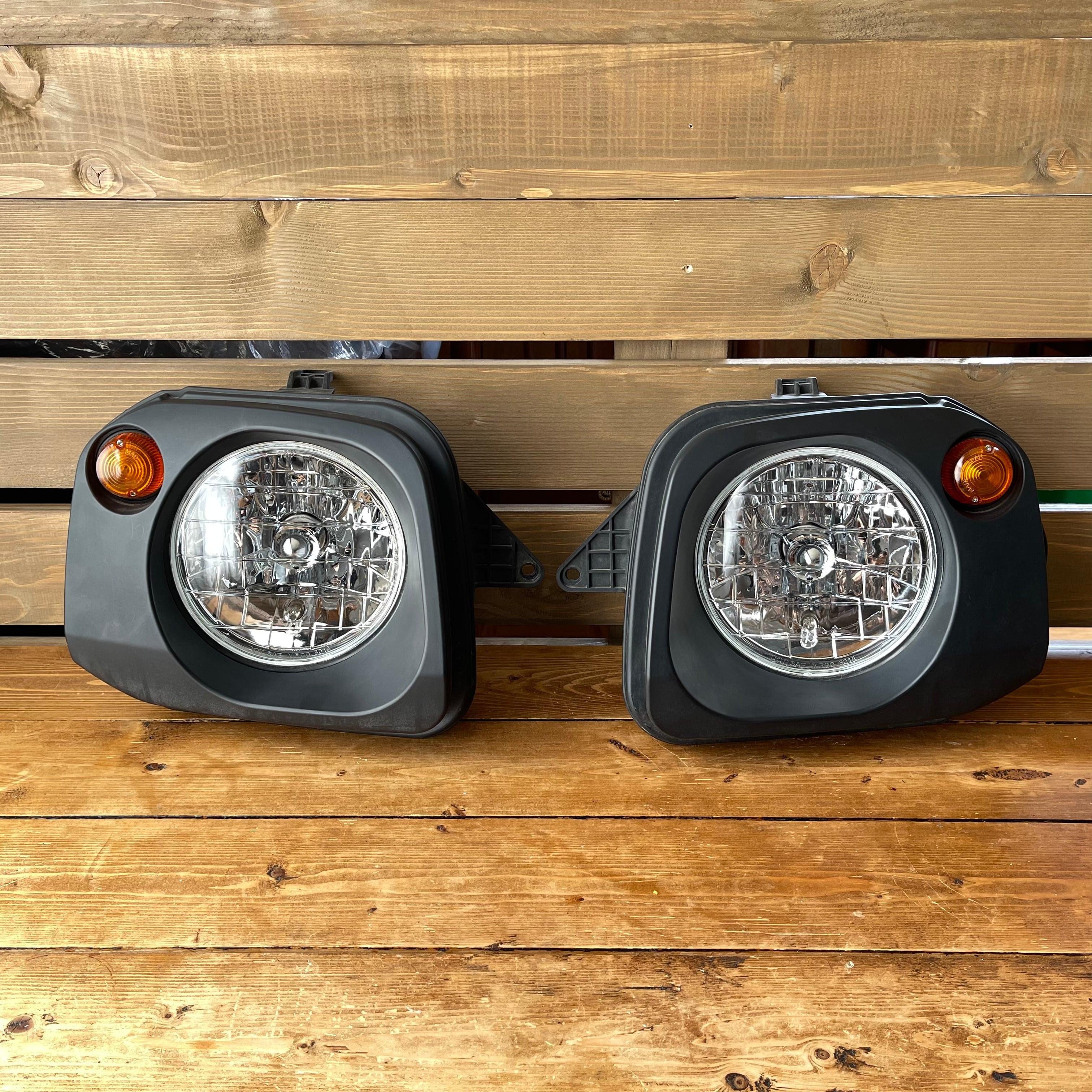 ジムニー オレンジウインカー丸目2灯ヘッドライトキット JB23 JB33 JB43 | kimny