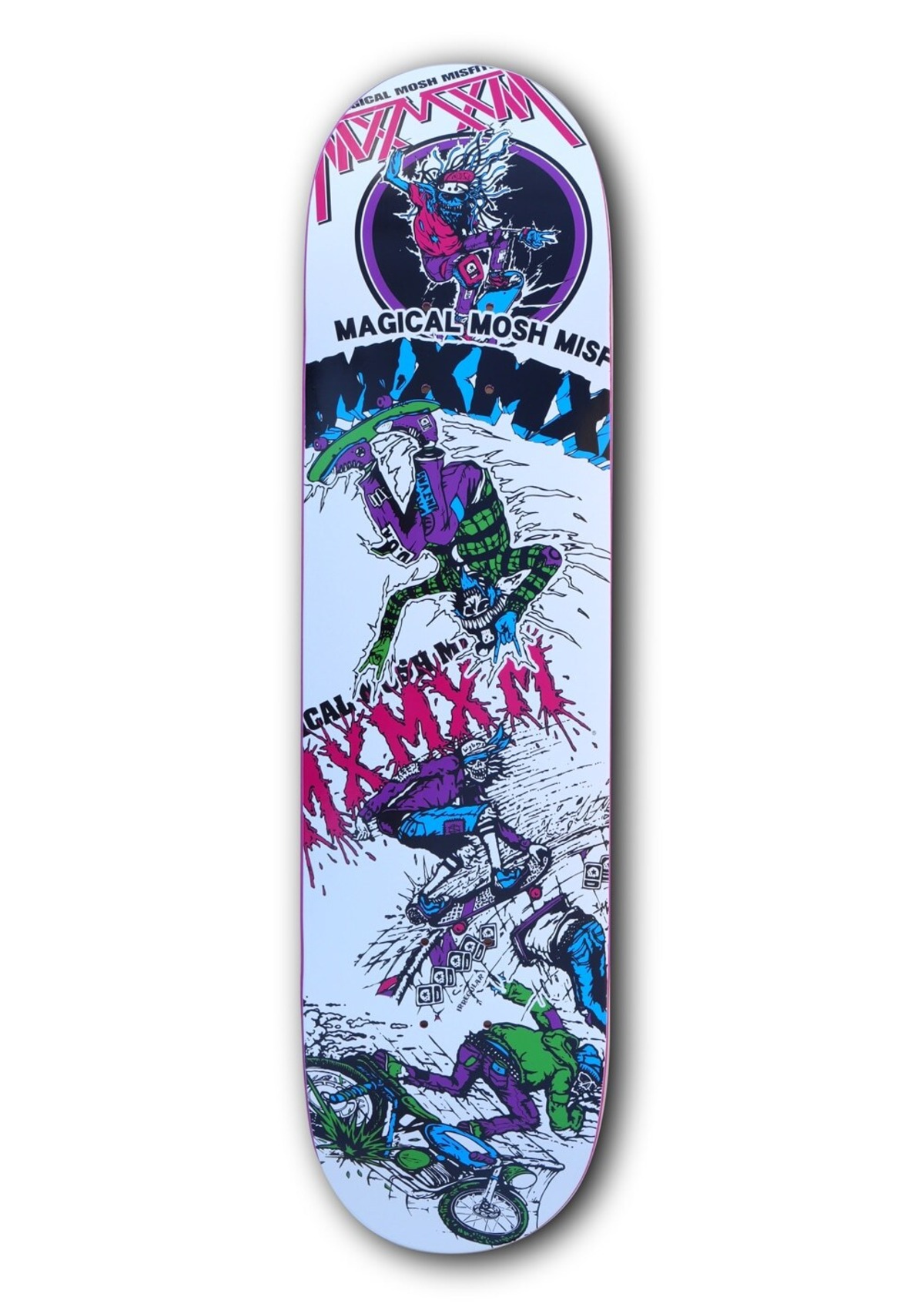 MxMxM SKATE ZOMBIES DECK 8.0" | Any's Ramp KUKI