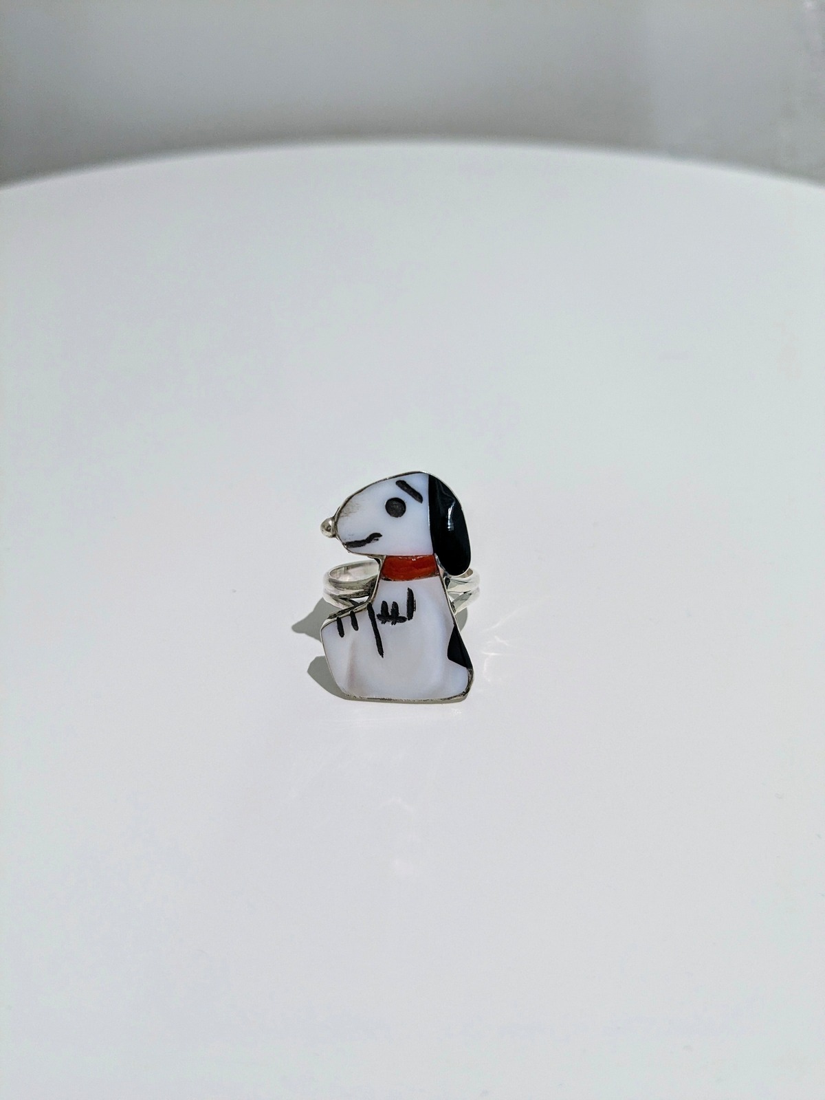 Shenel Comosona Zuni Character Ring #13 "Dog Red"④ | tokiclothing