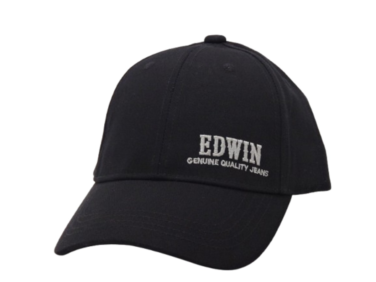 サンプル【アウトレット】edwin CAP エドウィン キャップ ブラック 帽子 誠実堂製帽所 セイジツドウセイボウショ せいじつどうせいぼう ...