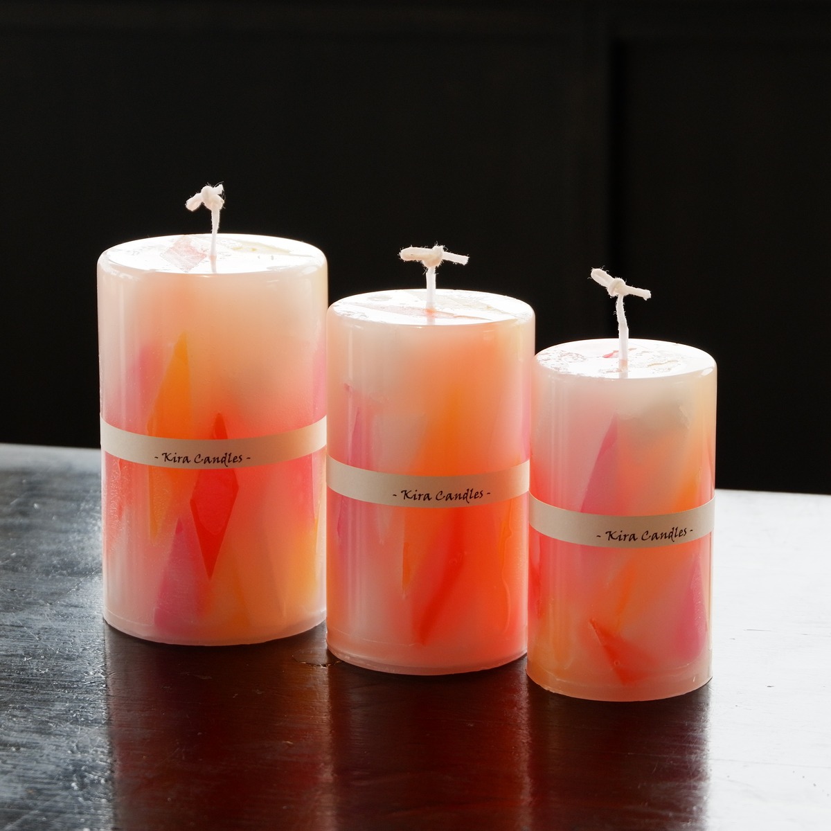 ピラーキャンドル【Candy-noon】（Sサイズ） | Kira Candles