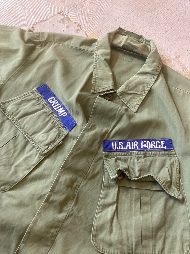 vintage 60's USAF jungle fatigue jacket 3rd type | vintage clothing twoface