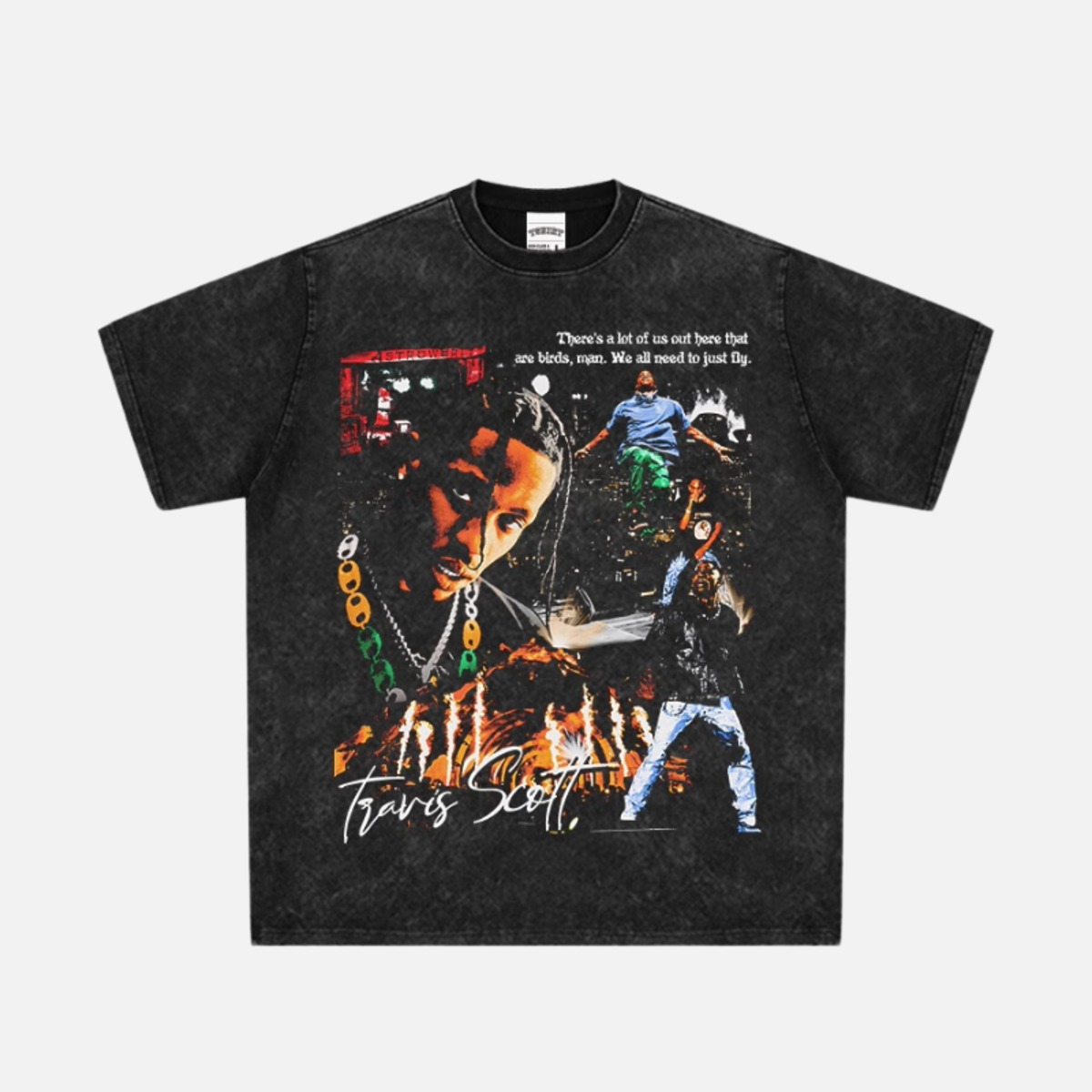 【FLEX0551】Travis Scott Vintage Finished Tee | FLEX MADE | フレックスメイド