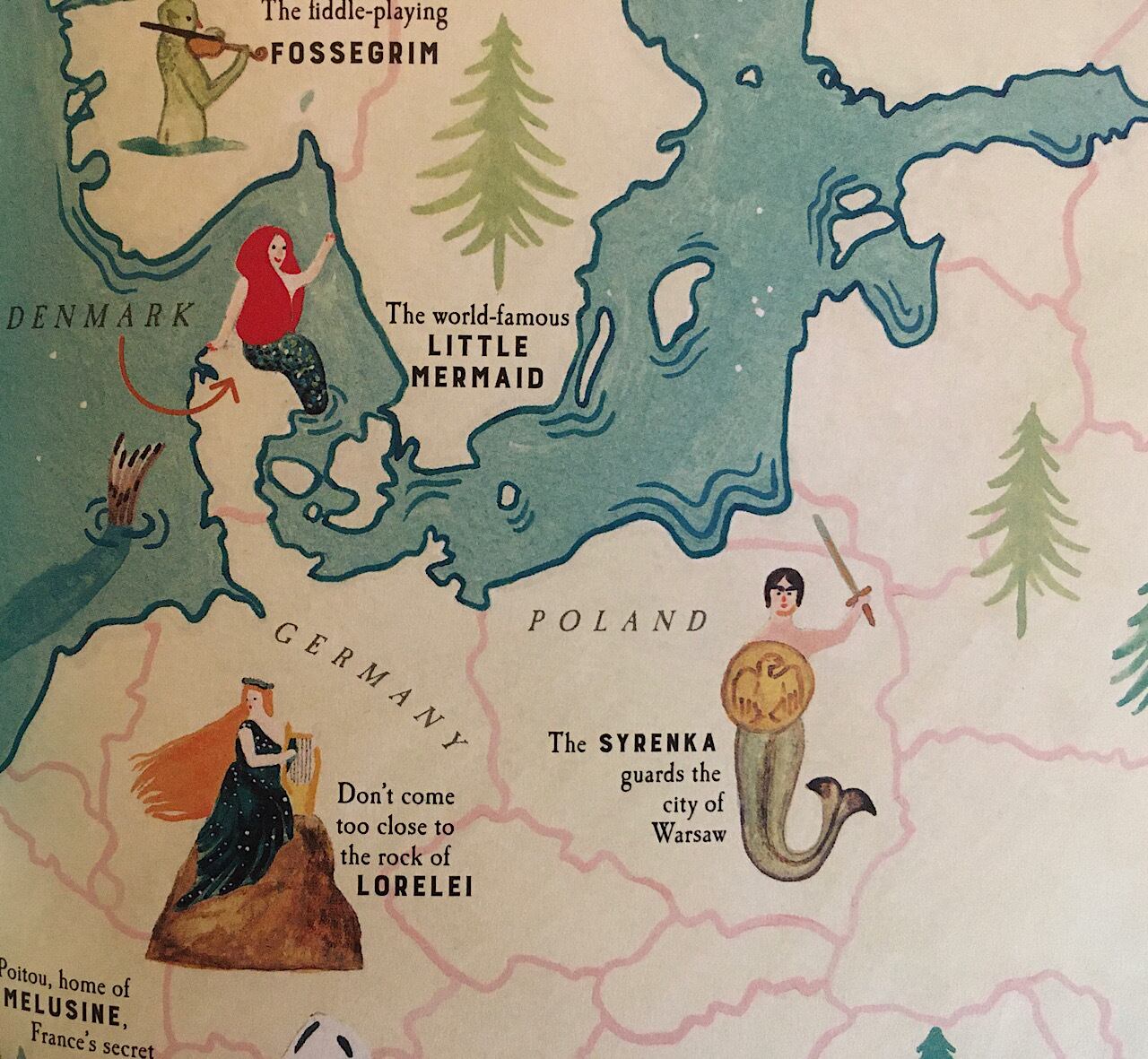 The Mermaid Atlas: Merfolk of the World | 素敵な洋書の絵本のお店 Read Leaf Books