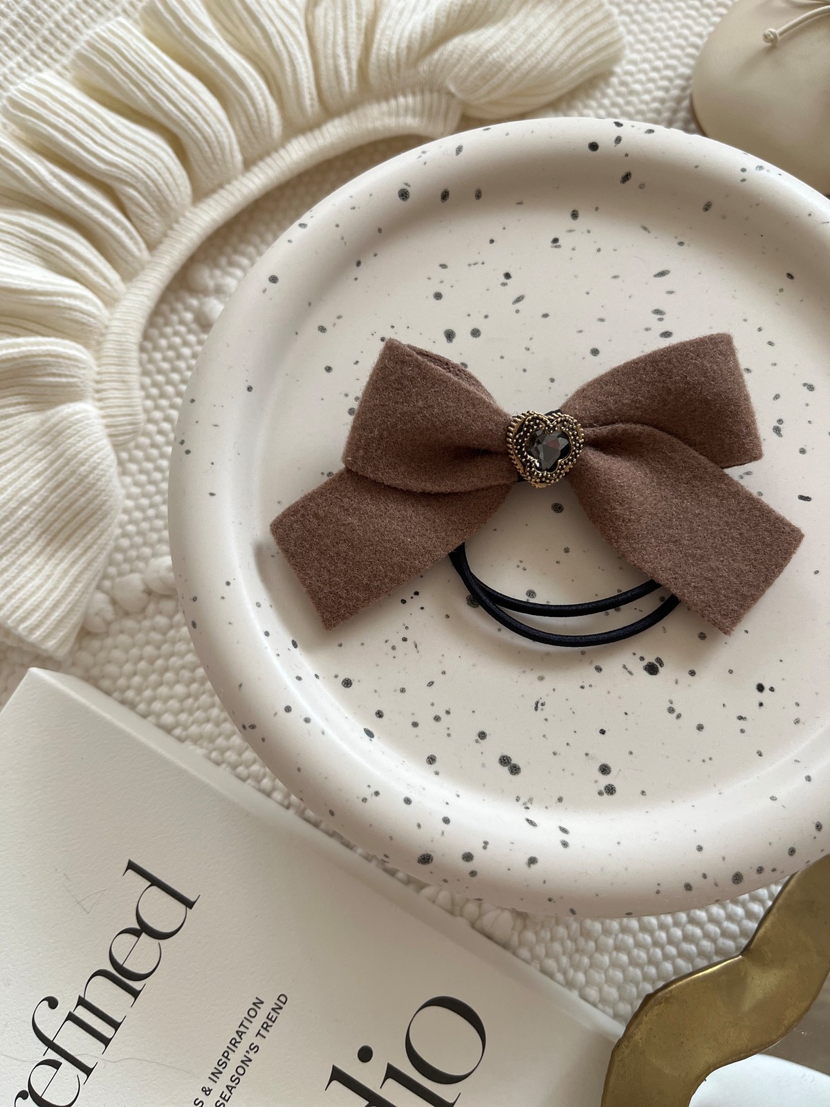 bijou ribbon gom 【select】 | Jolie fille accessory