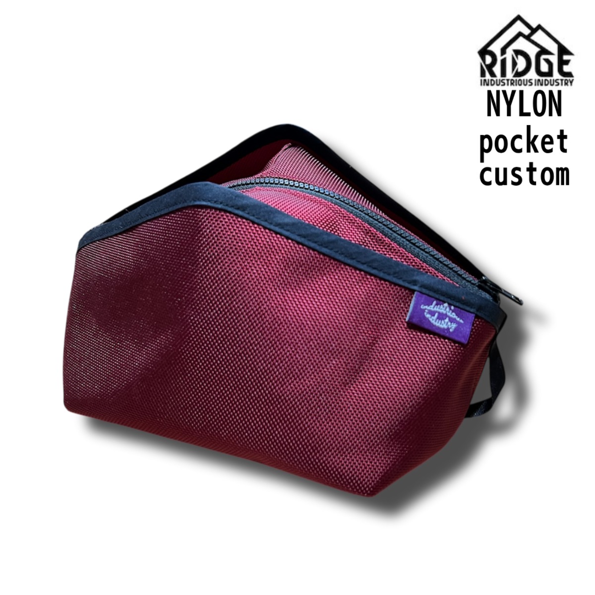RiDGE pocket custom(burgundy) | industrious industry