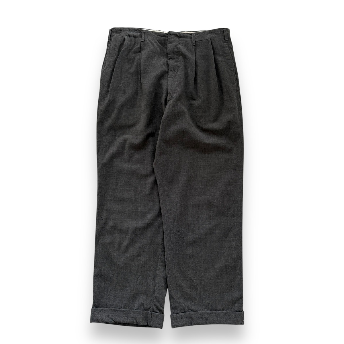 50s dark-gray wool slacks | Norm