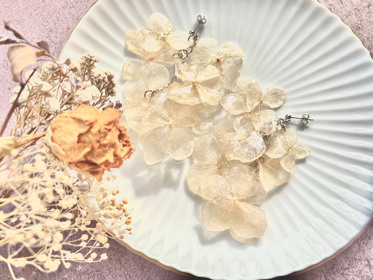 ユメアジサイ イヤーアクセサリー(オーダー受付中) | SOBANI