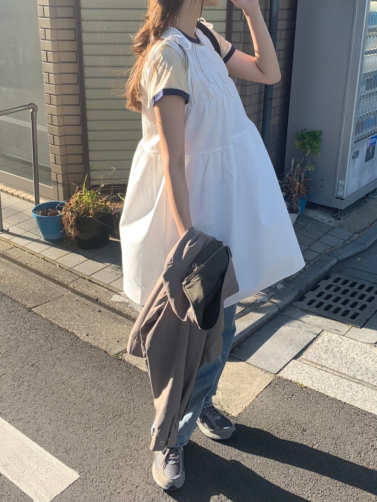 予約 Ribbon gather dress | shop puni.