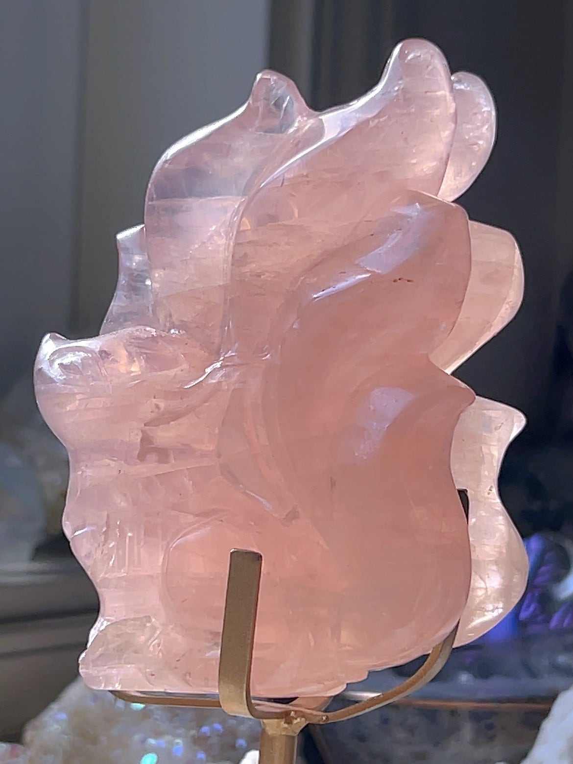 ♡トゥルントゥルンで最高に可愛いローズクォーツ九尾の狐on STAND♡ | ichigo_ichie