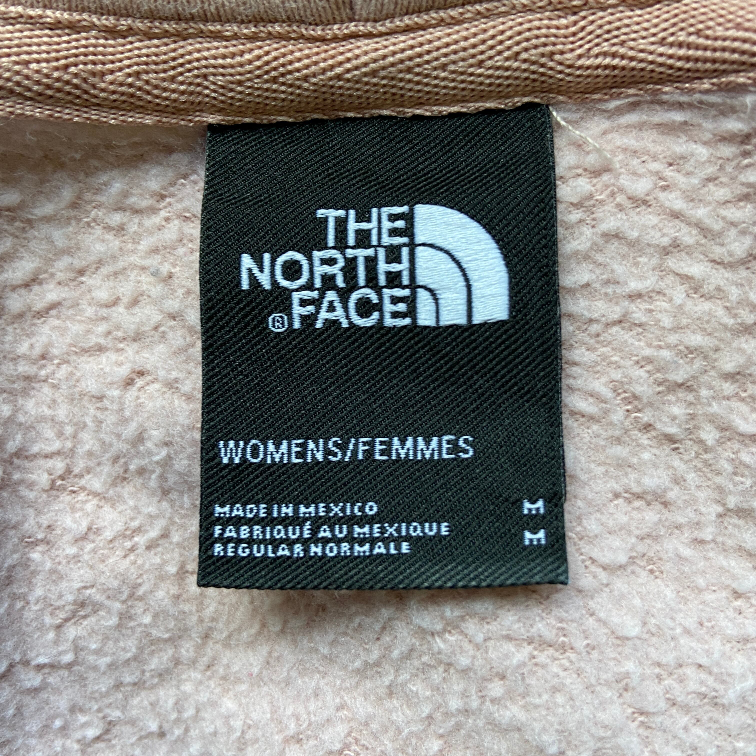 THE NORTH FACE ザ ノースフェイス スウェットパーカー レディースM 古着 ロゴプリント フーディー ピンク アウトドア ...