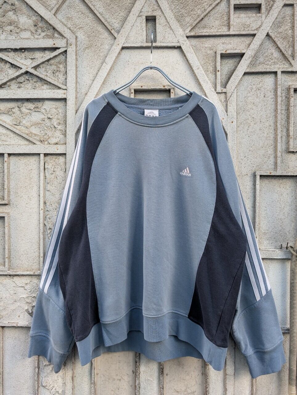 "ADIDAS" line design sweat | 深緑オンライン
