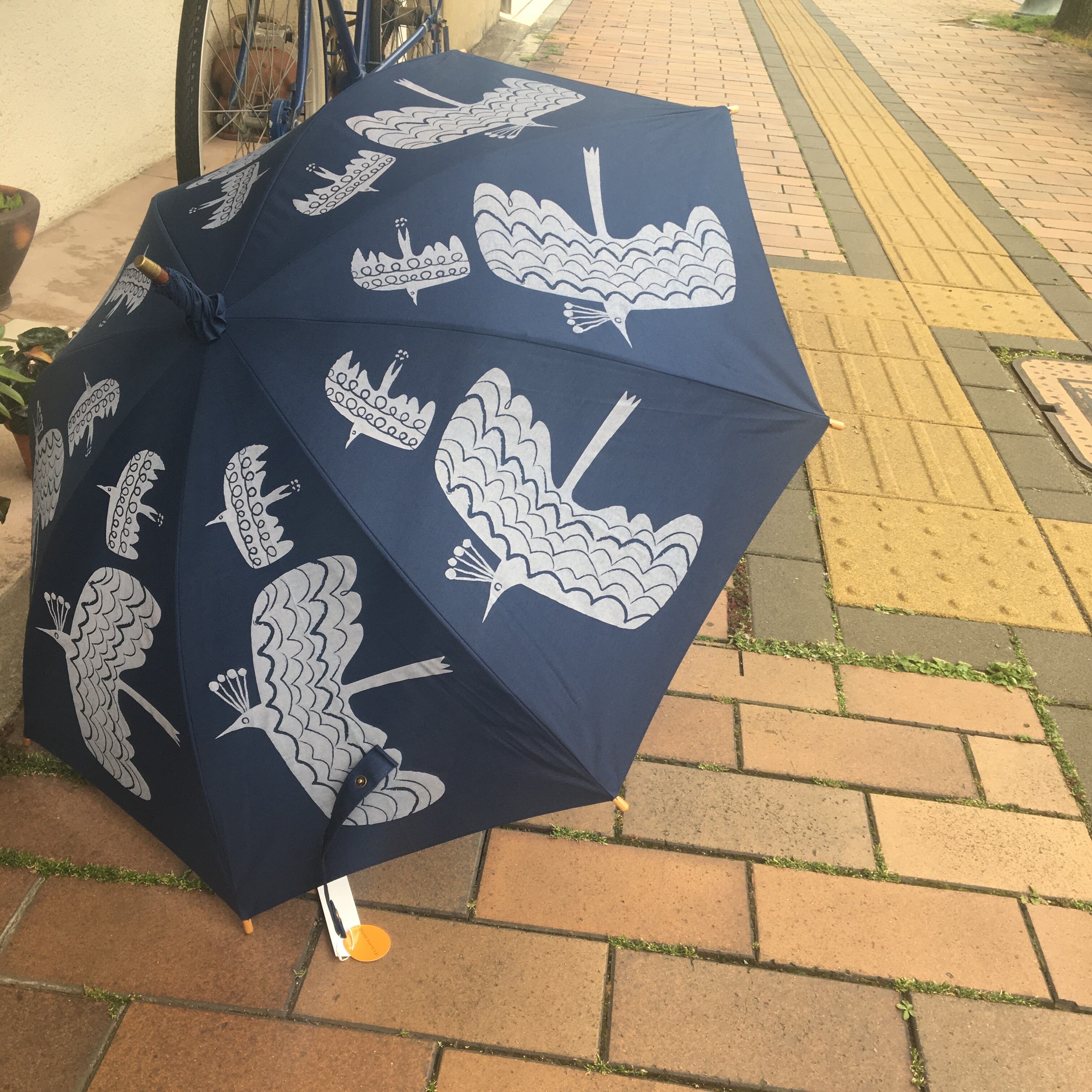 「392」日傘 鳥柄 | twobees