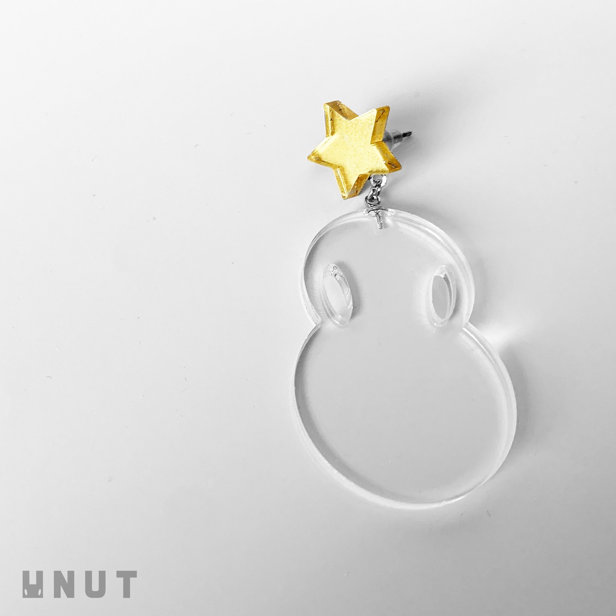 Snowman Pierced earring | 2C DESIGN LAB