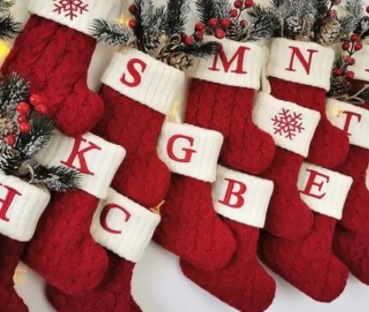 【即納】Xmas alphabet socks | chouchoubear