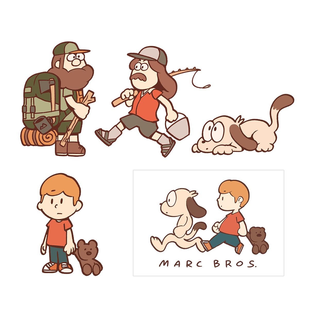 Sticker Set- FRIENDS | MARC BROS. ONLINE STORE