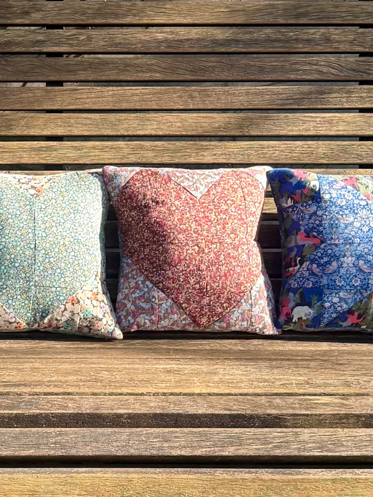 【完成品】Stella Patchwork ・クッションカバー | Merceria Pulcina