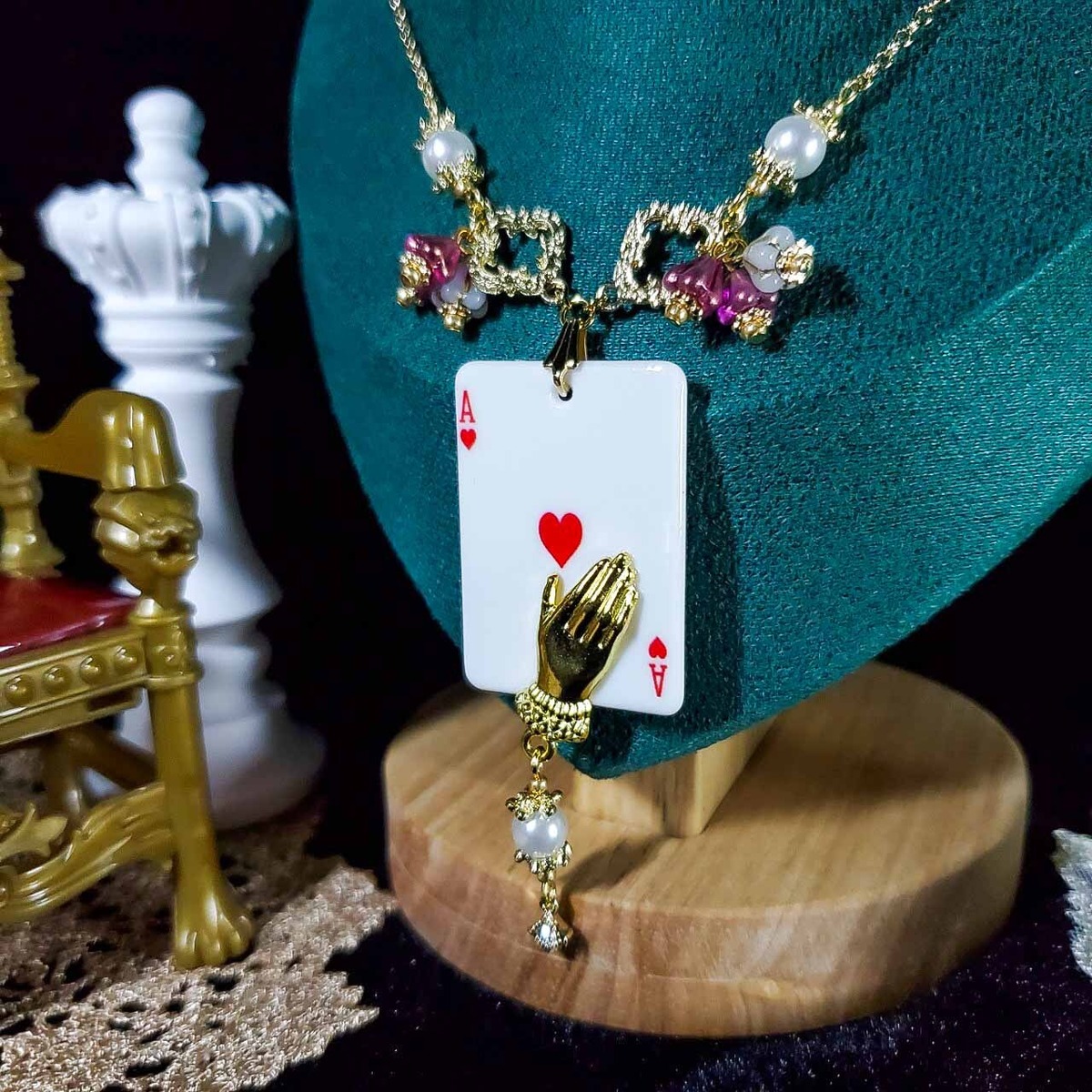 Card magic (spade) ネックレス | raichisora