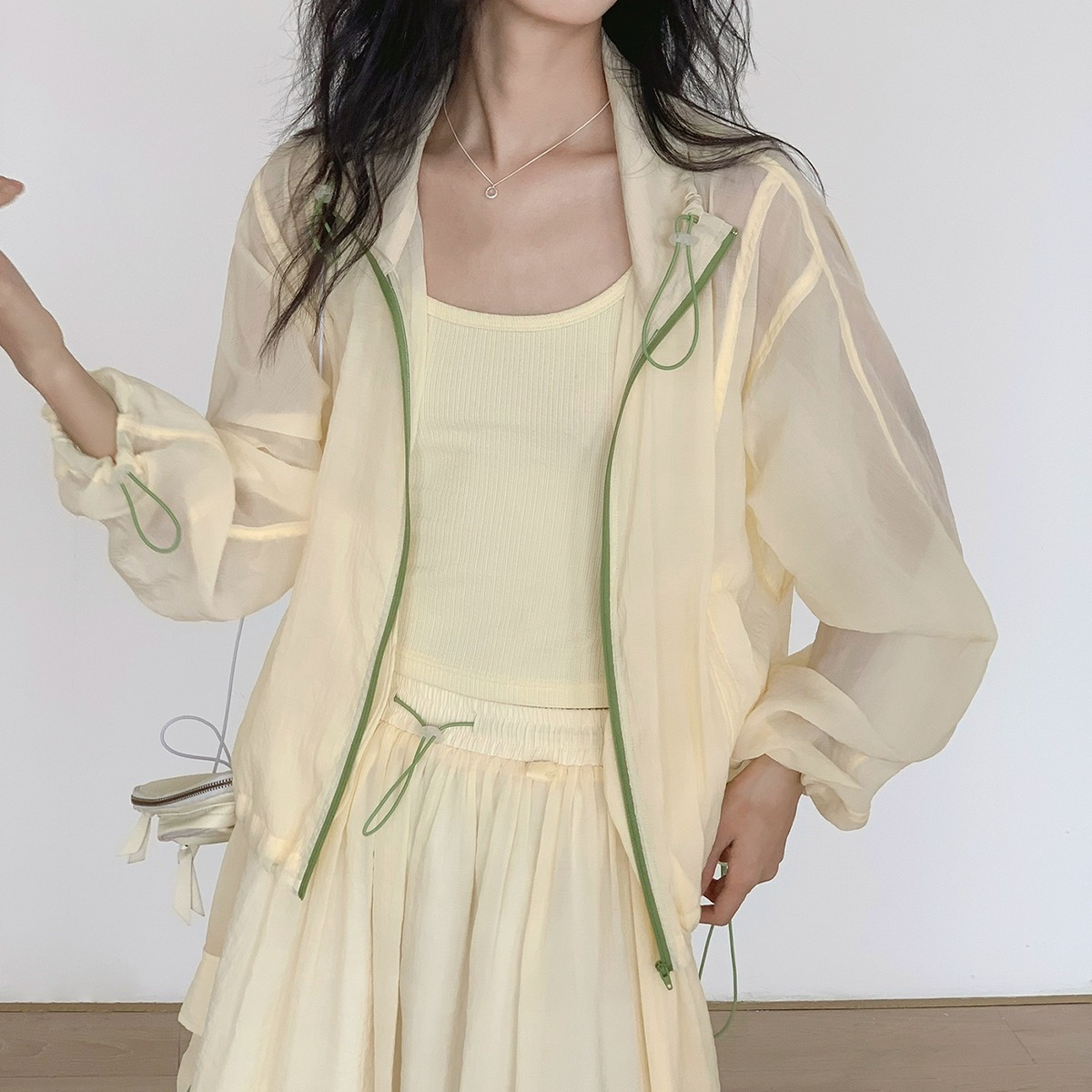 シアーエッジカラーブルゾン /YT0276 | Evermod