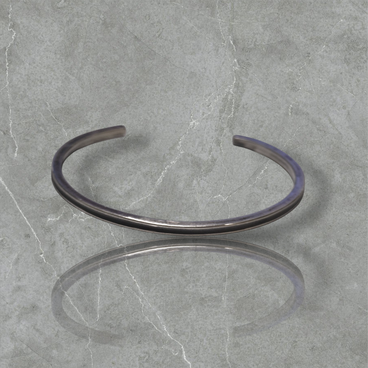 THEFT PLAIN SILVER BANGLE セフト プレーン シルバー バングル | THEFT ONLINE STORE