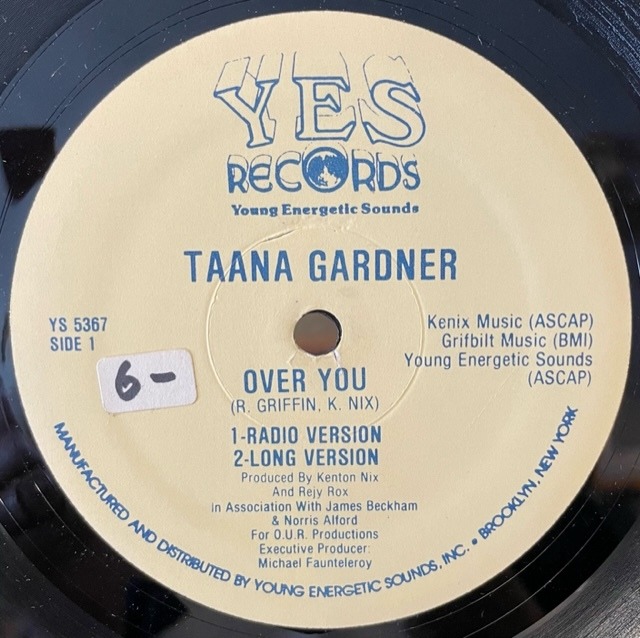 Taana Gardner "Over You" 12" | EAD RECORD