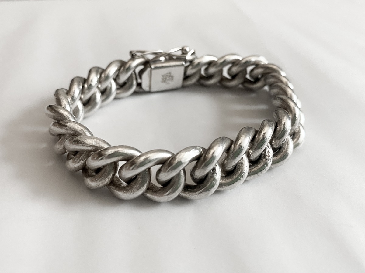 (B-44)Silver 925 Peru Chanky Chain Bracelet | beans on toast