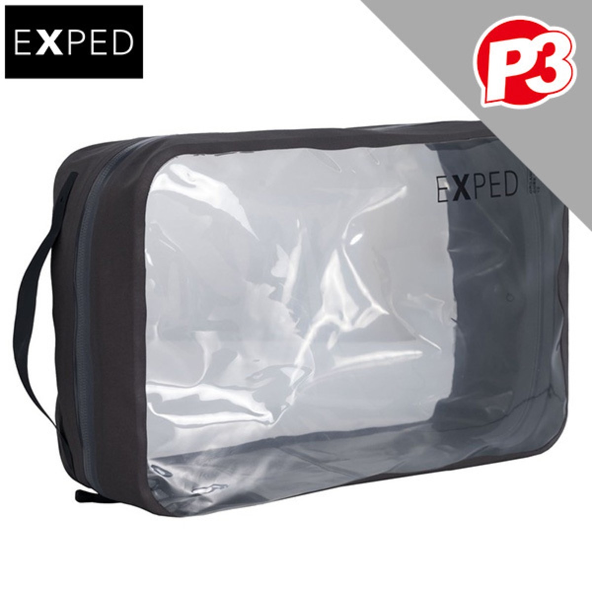 30%OFF [エクスペド] EXPED / Organizer Cube Clear 12 チャコール | p3tools