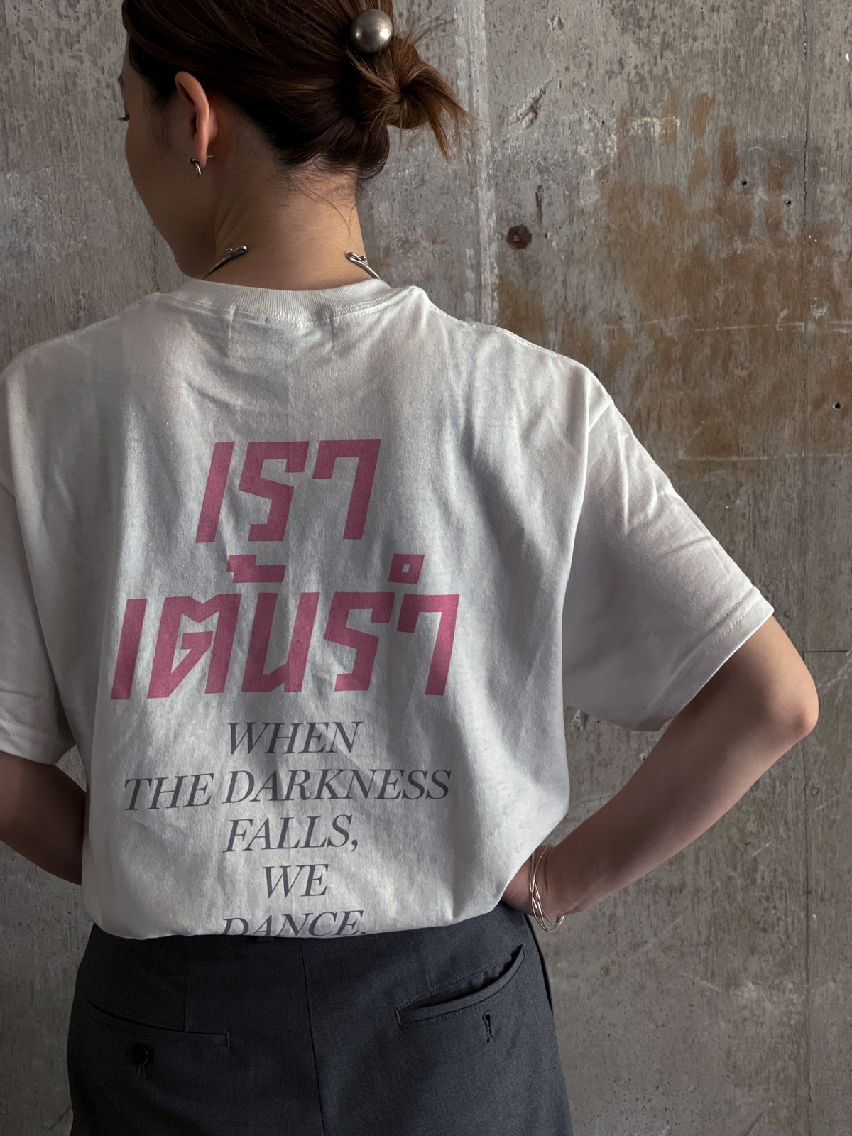 333 original T-shirts（white／pink） | 333 & tay - Delivery Service