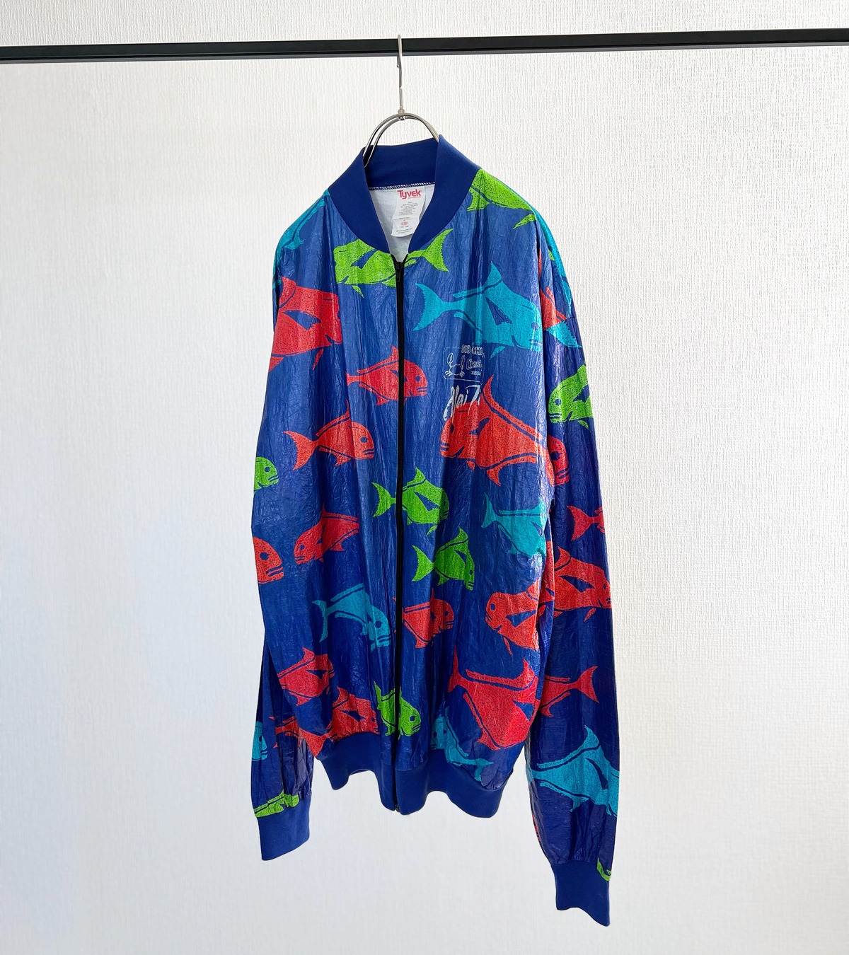 【unisex】FISH Design zip-up blouson | SISON