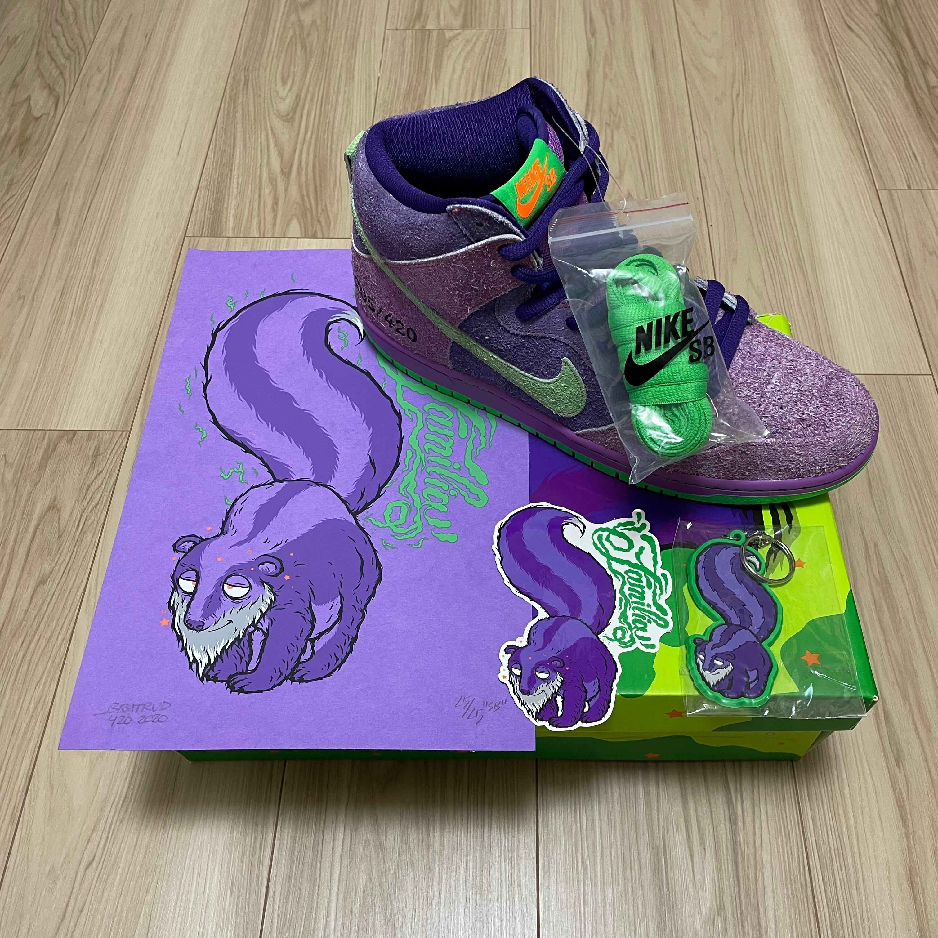 SP BOX SB DUNK HIGH REVERSE SKUNK CW9971-500 | Nova Plug