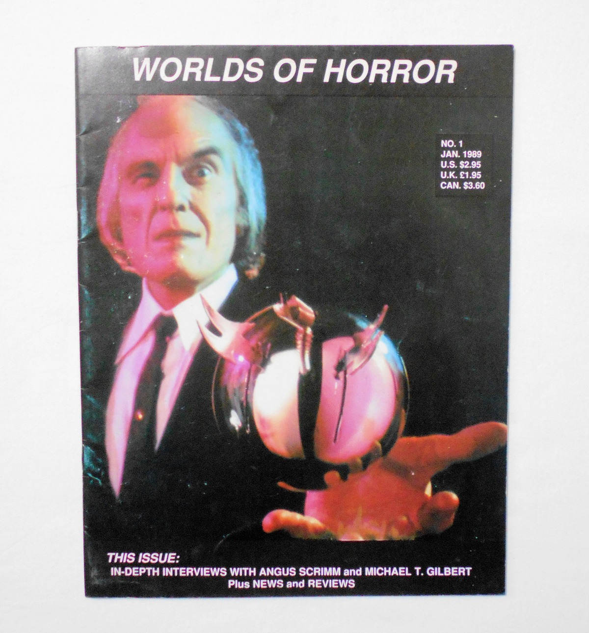 【WORLDS OF HORROR】 NO.1 JAN. 1989 SECOND PRINTING - ANGUS SCRIMM ...