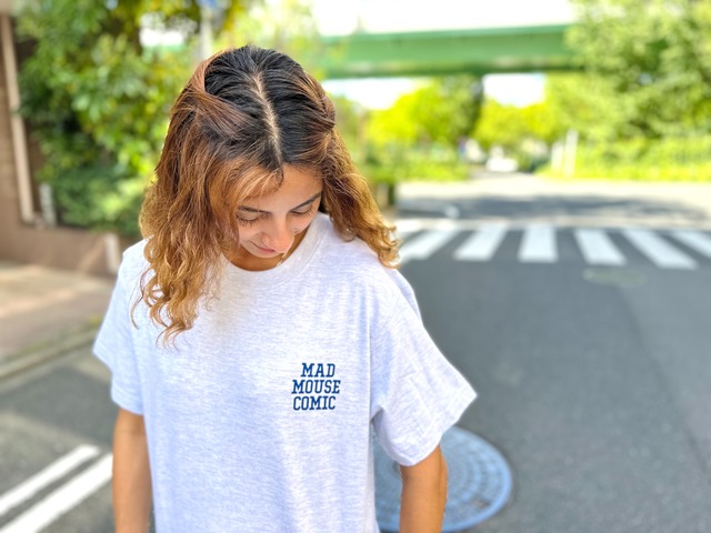 Tシャツ Mr.T -ash gray- | MAD MOUSE COMIC