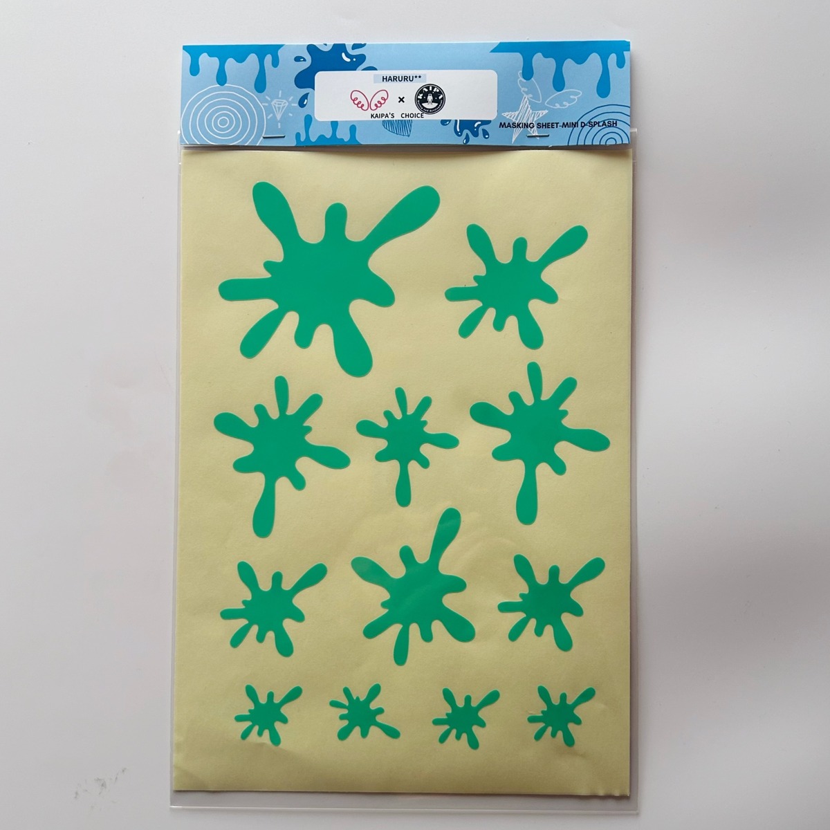 塗装用マスキングシート・MINI【落書きD－SPLASH】 | haruru**sb
