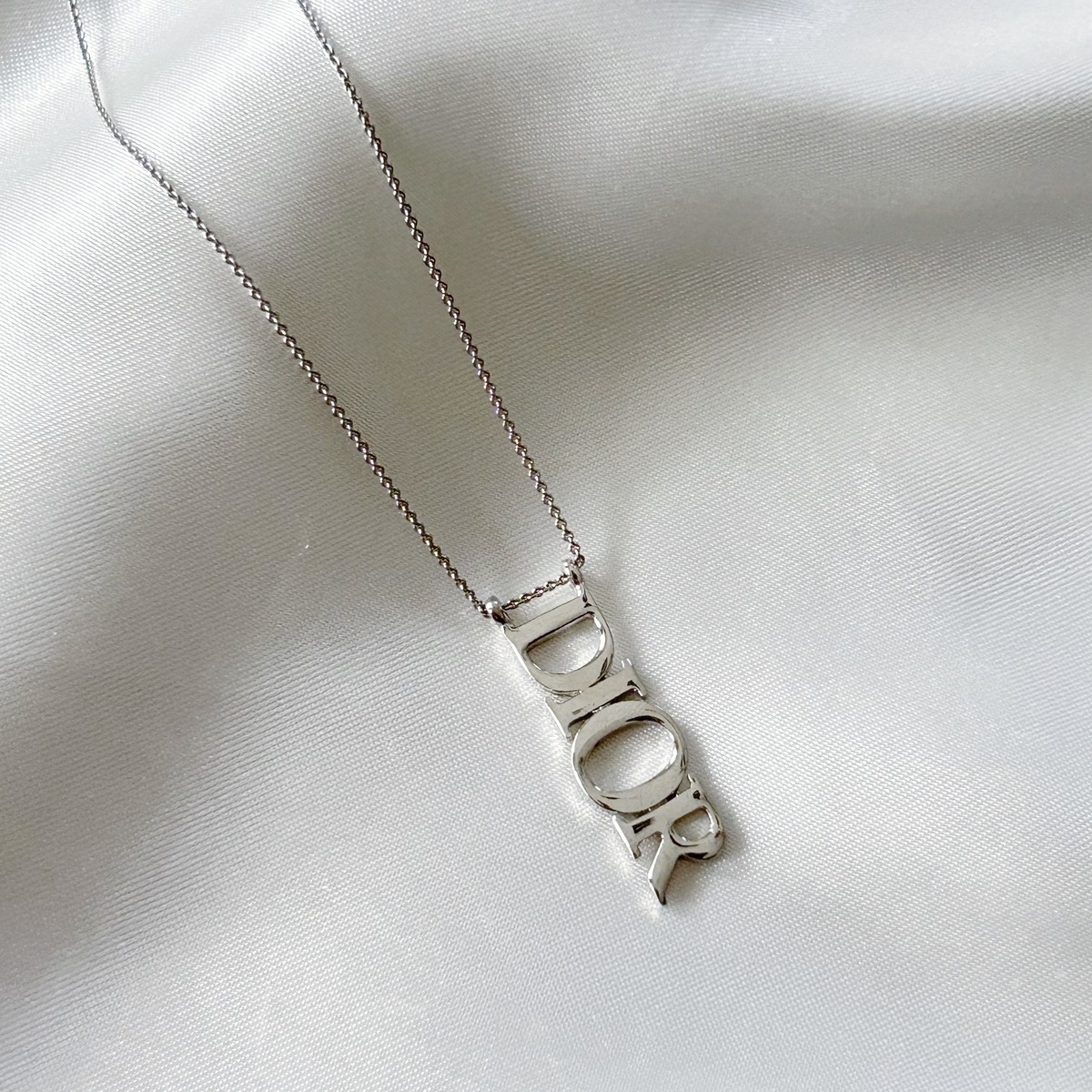 【N5598】Christian Dior logo necklace/クリスチャンディオール/ネックレス | vintage ...