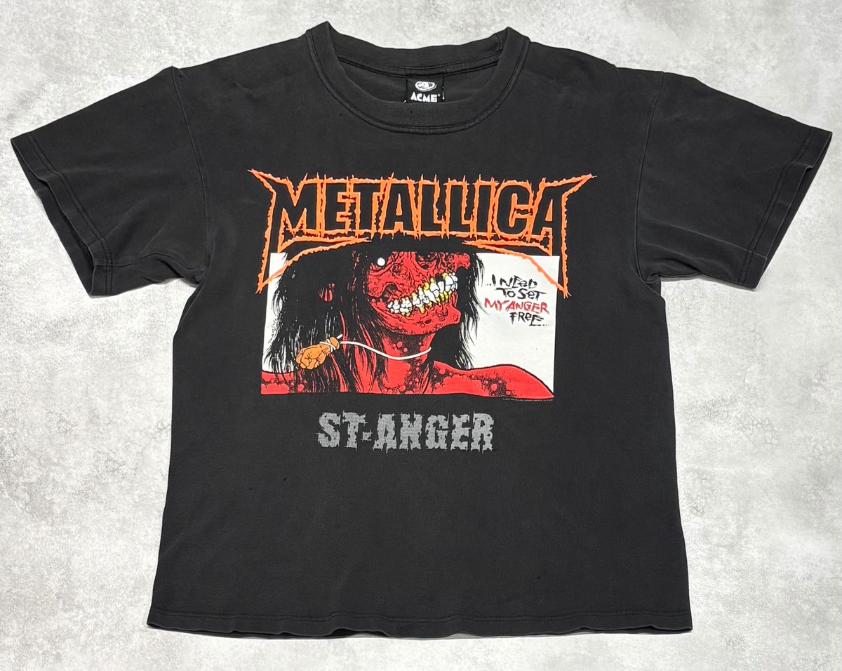 00's METALLICA ST.ANGER PUSHEAD ACME T-Shirt M Butterfly ©️2003 | 古着屋NAKA