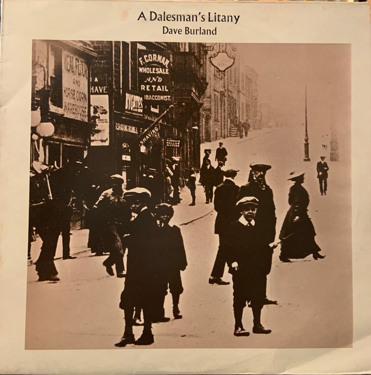 【LP】DAVE BURLAND/A Daleman's Litany | SORC 中古アナログレコード専門店