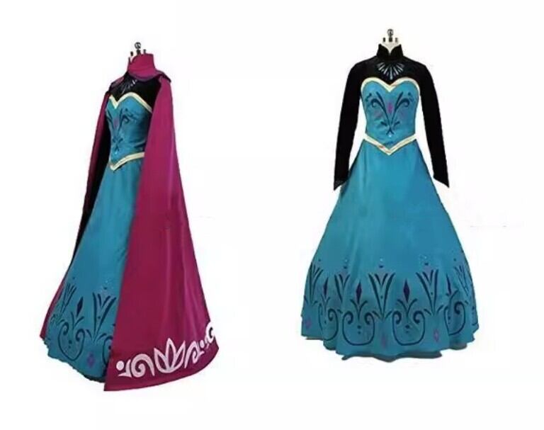 K2982 ディズニー アナと雪の女王 Frozen エルサ 戴冠式 ドレス +